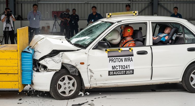 Ujian Perlanggaran Proton Wira 1993 Dedah Risiko Keselamatan Yang ...